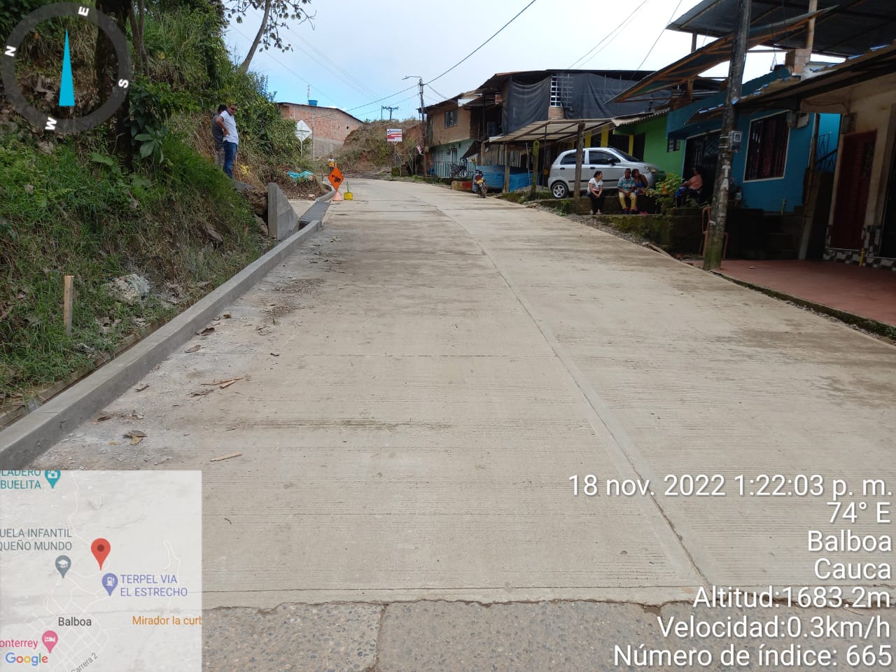 ¡Cumplimos! El municipio de Balboa estrena vía pavimentada